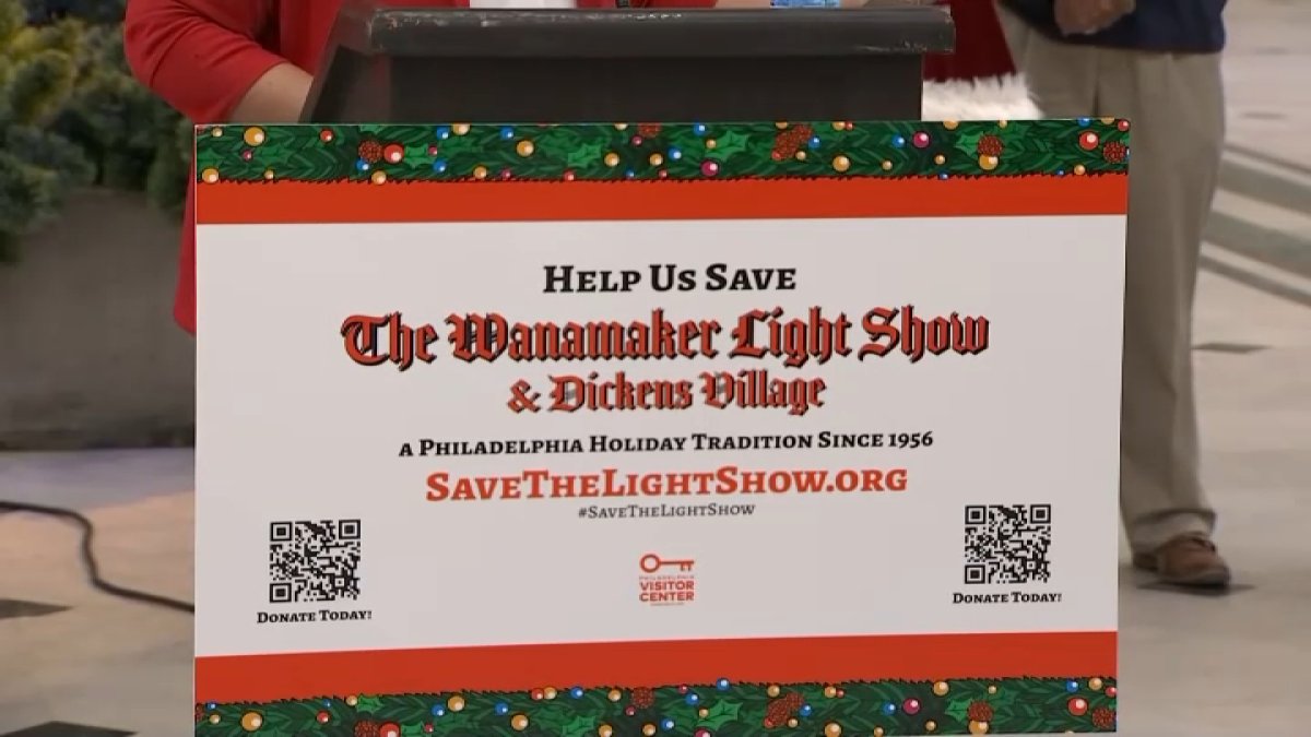 Philly works to bring back Wanamaker Christmas Light Show – NBC10 ...