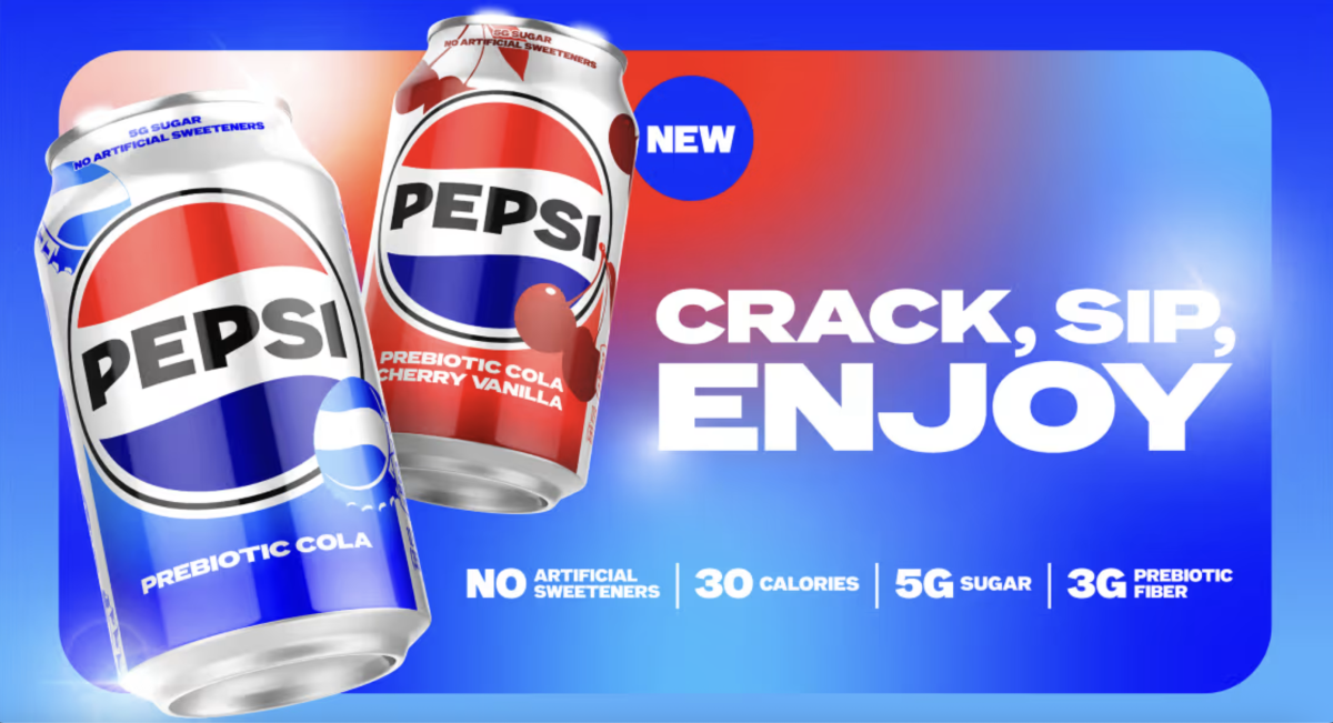 Pepsi prebiotic cola launches early 2026 with gut‑friendly fiber ...
