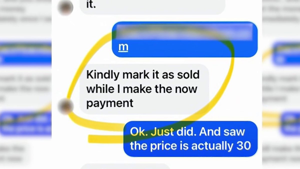 Beware of scammers on online marketplace platforms when buying, selling ...