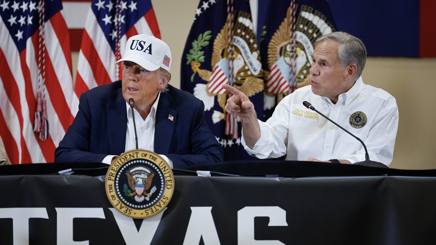 Donald Trump and Greg Abbott