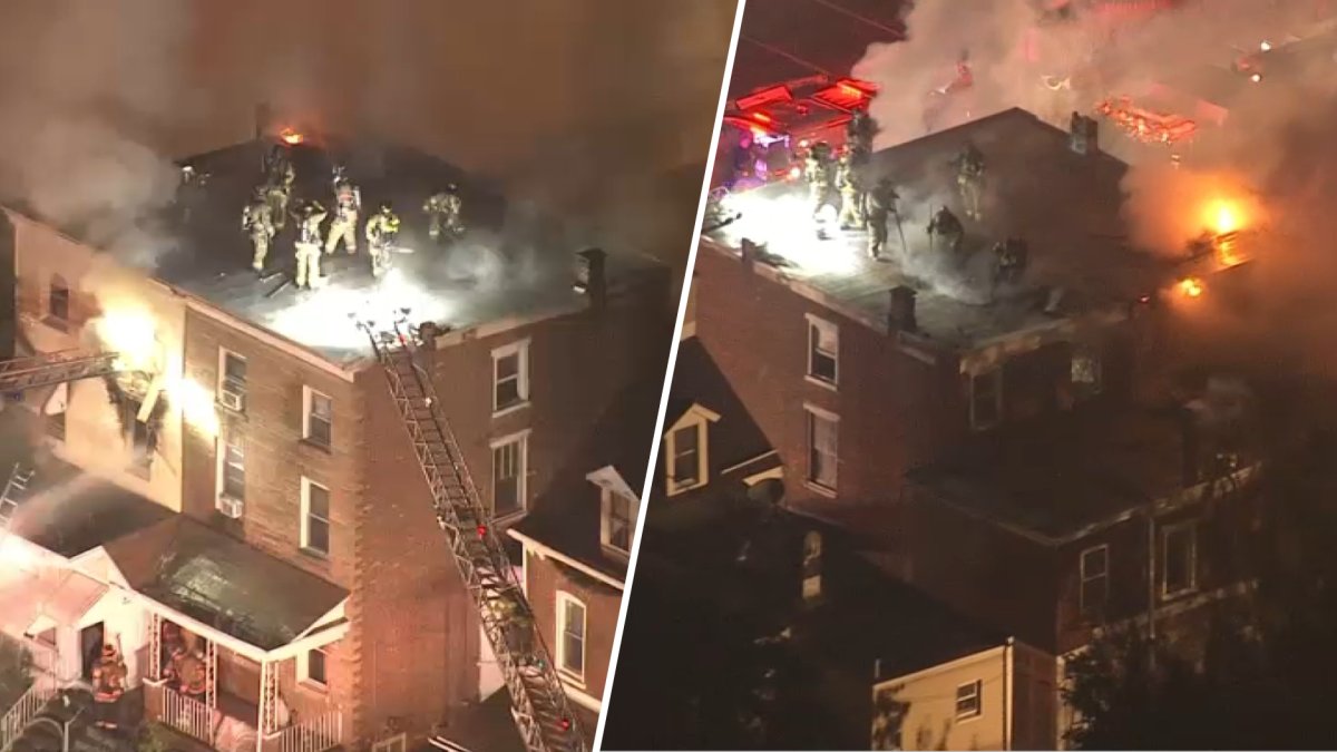 Large fire sends white smoke billowing into the air in Chester – NBC10 ...