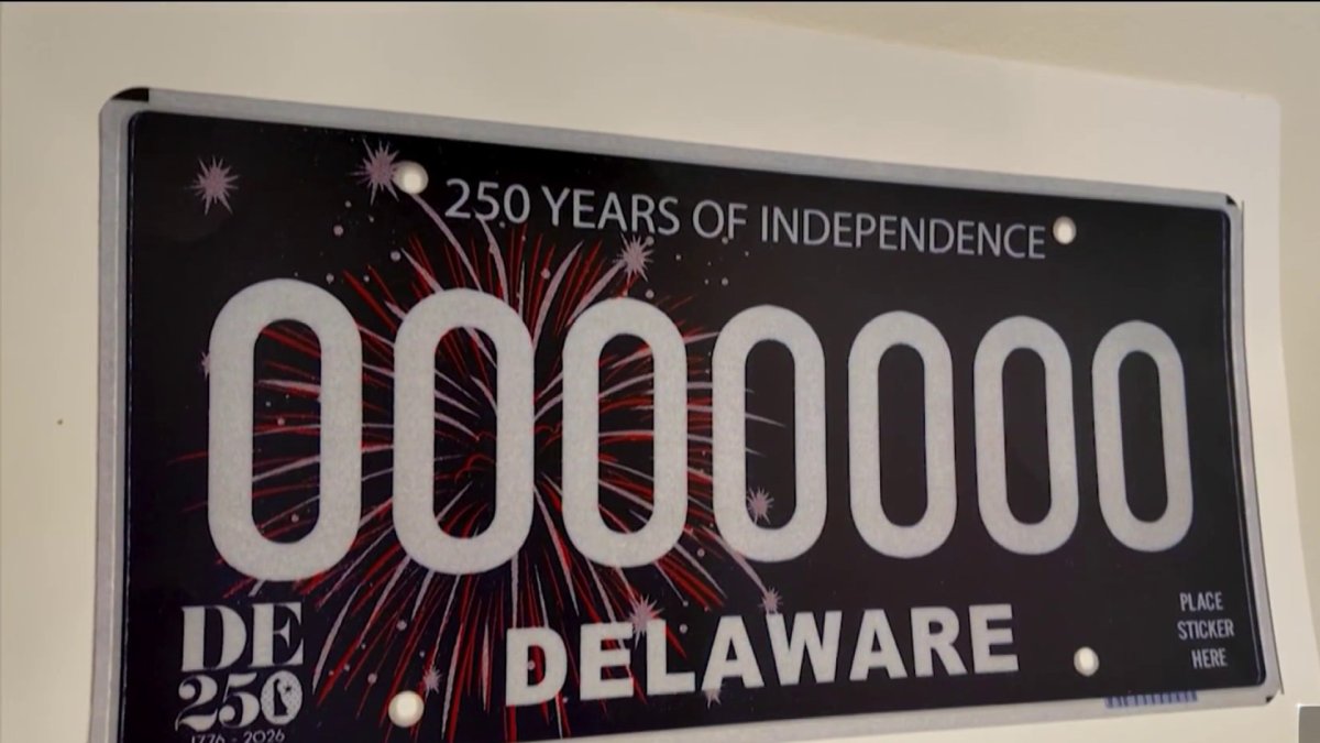 Delaware unveils new license plates to celebrate America’s 250th ...