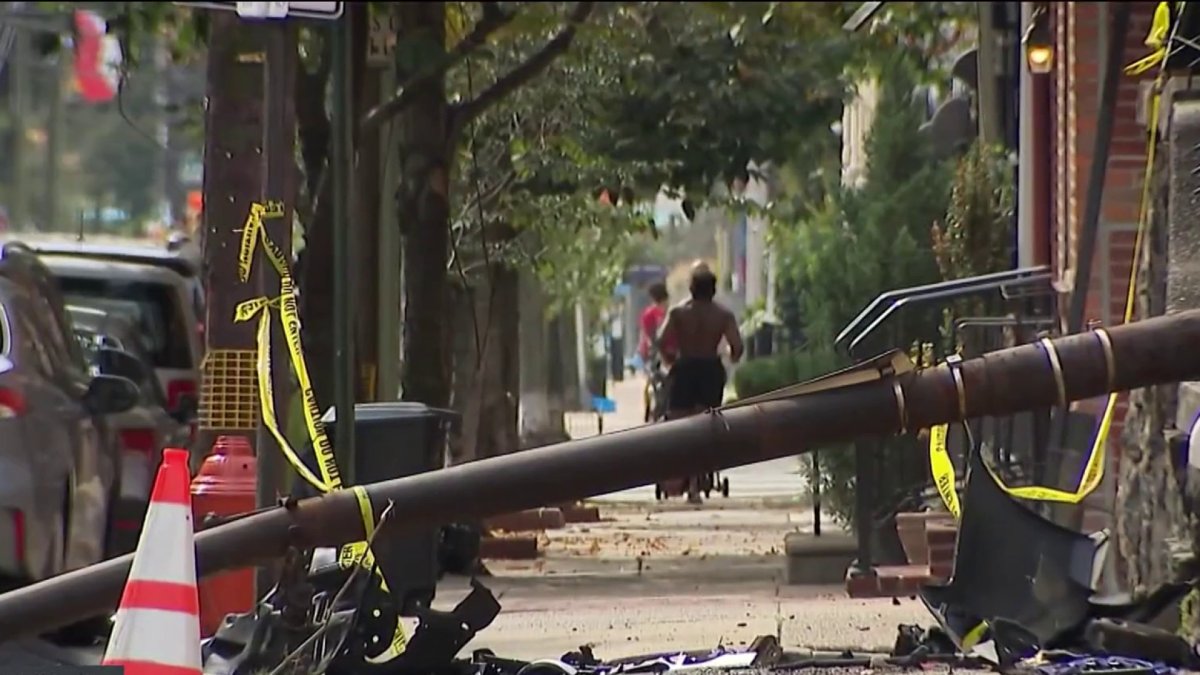 Debris remain at Philly intersection 2 days after crash, causing chaos ...