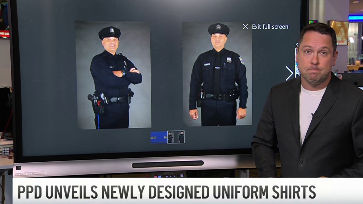 Philadelphia police unveil newly designed uniform shirts – NBC10 ...