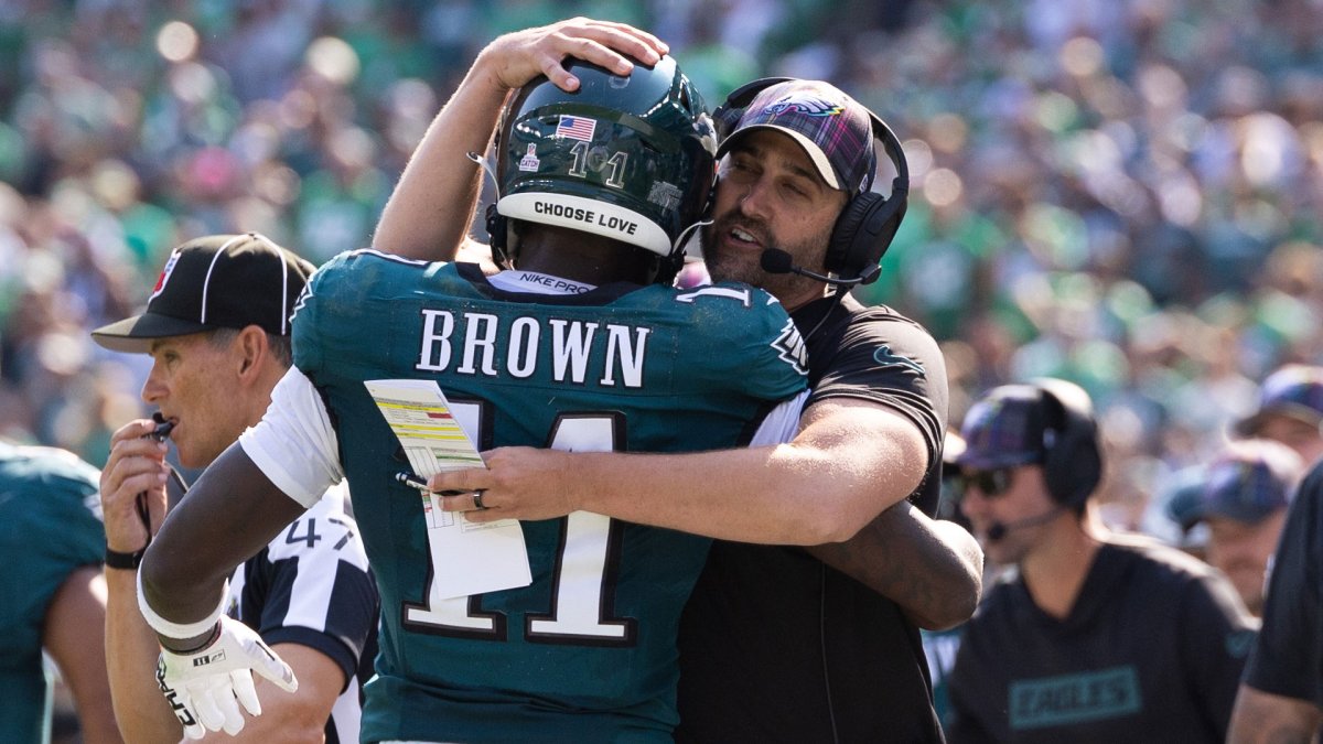 Eagles’ Nick Sirianni addresses A.J. Brown’s cryptic tweet – NBC10 Philadelphia