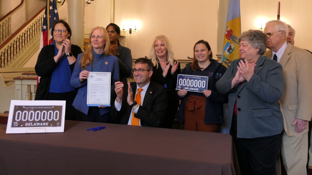 Delaware unveils new license plate – NBC10 Philadelphia