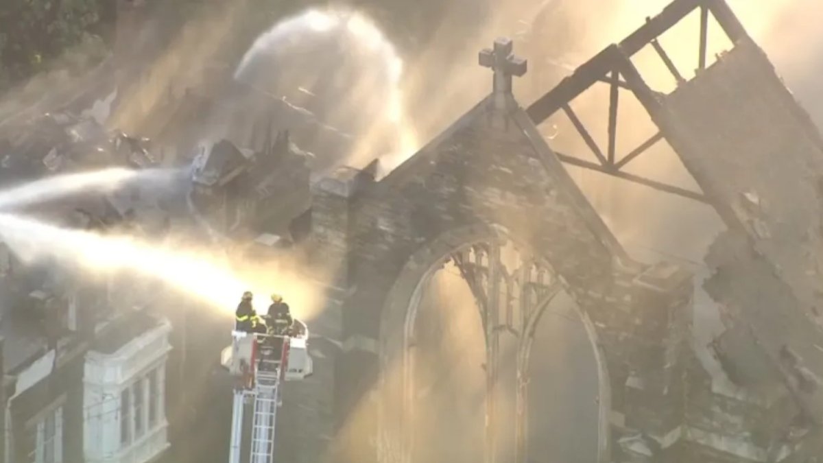 Vacant church burns along Market Street in West Philly – NBC10 Philadelphia