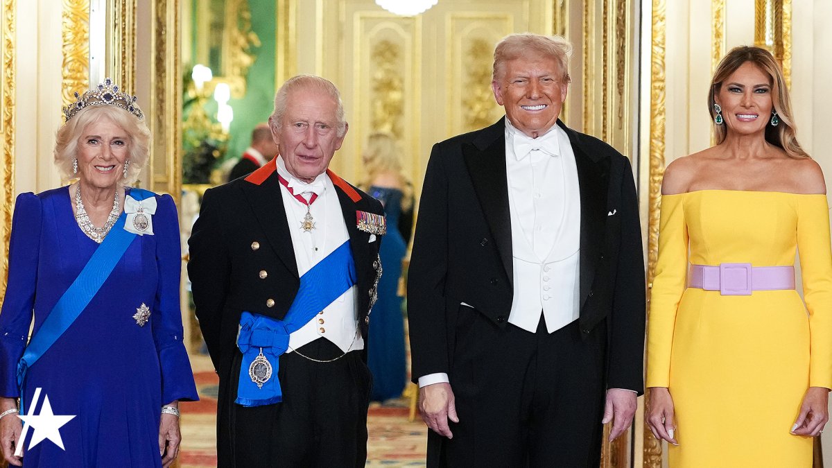 See Melania Trump’s bold look for state dinner with King Charles ...