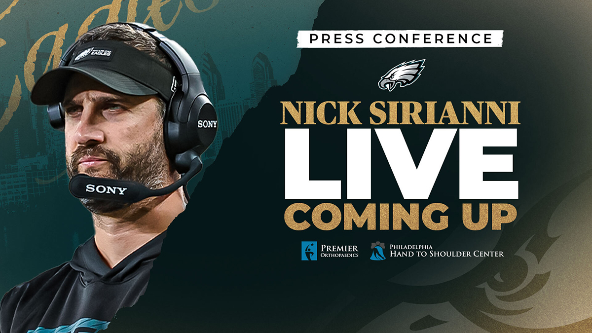 Watch Nick Sirianni press conference ahead of Eagles vs. Rams – NBC10 Philadelphia