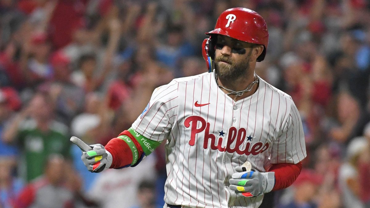 Bryce Harper announces birth of 4th child ahead of NLDS – NBC10 ...