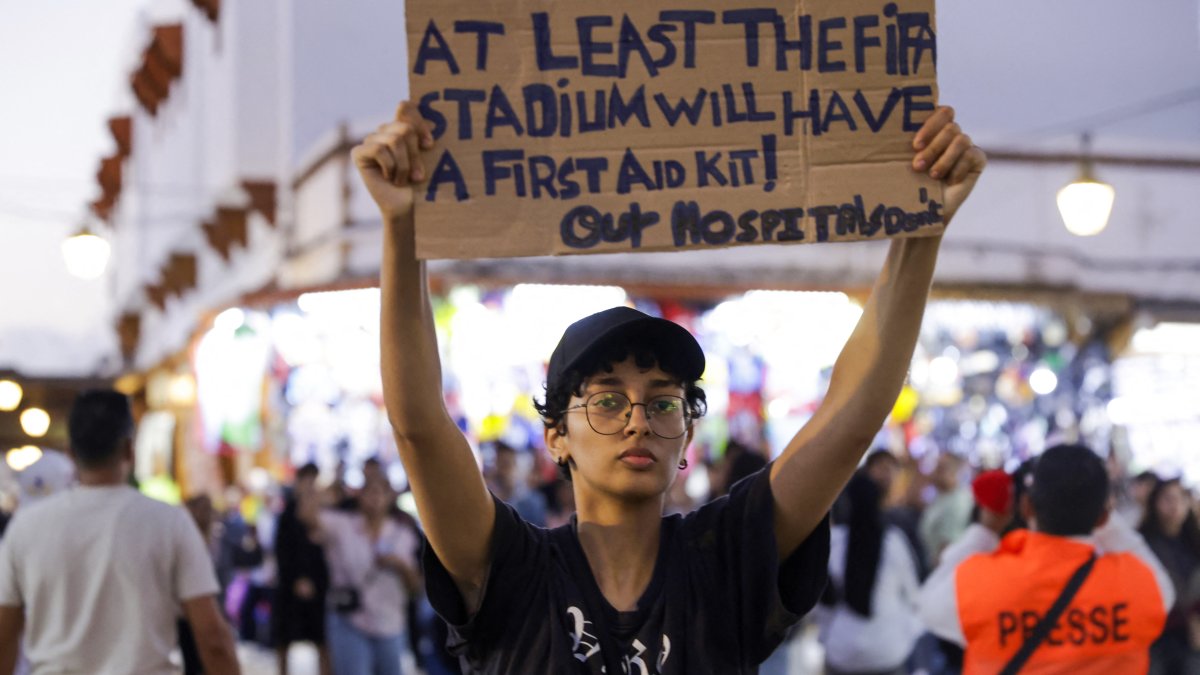 Morocco’s youth protest 2030 World Cup spending over schools, hospitals ...