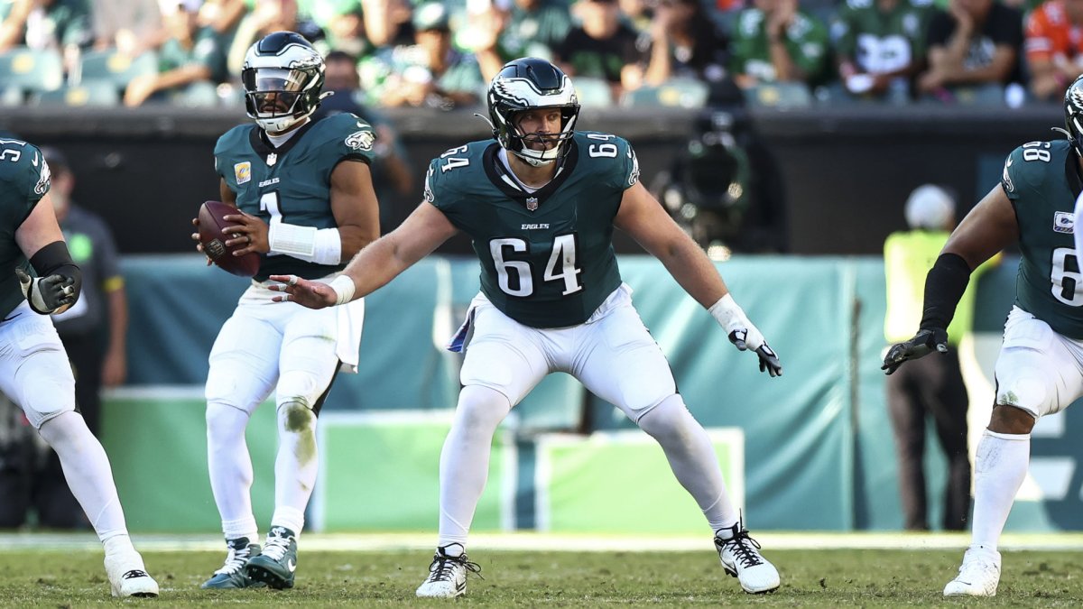 Eagles confident in Brett Toth with Landon Dickerson out – NBC10 ...