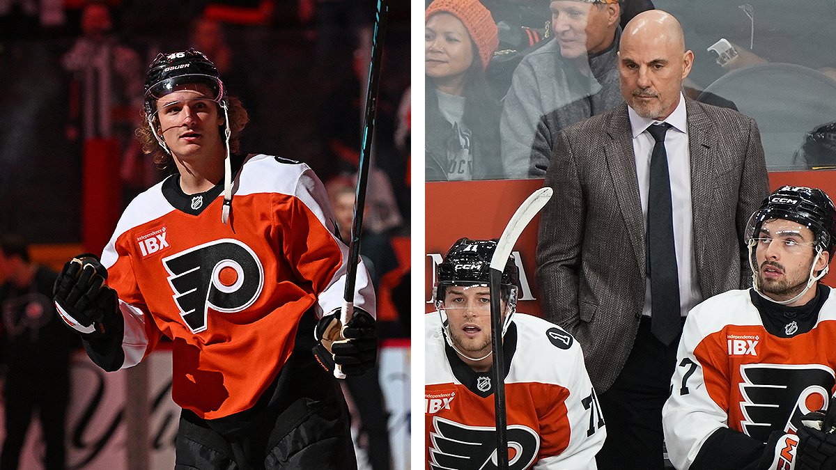 Flyers impressed by Trevor Zegras’ drive on power play – NBC10 Philadelphia
