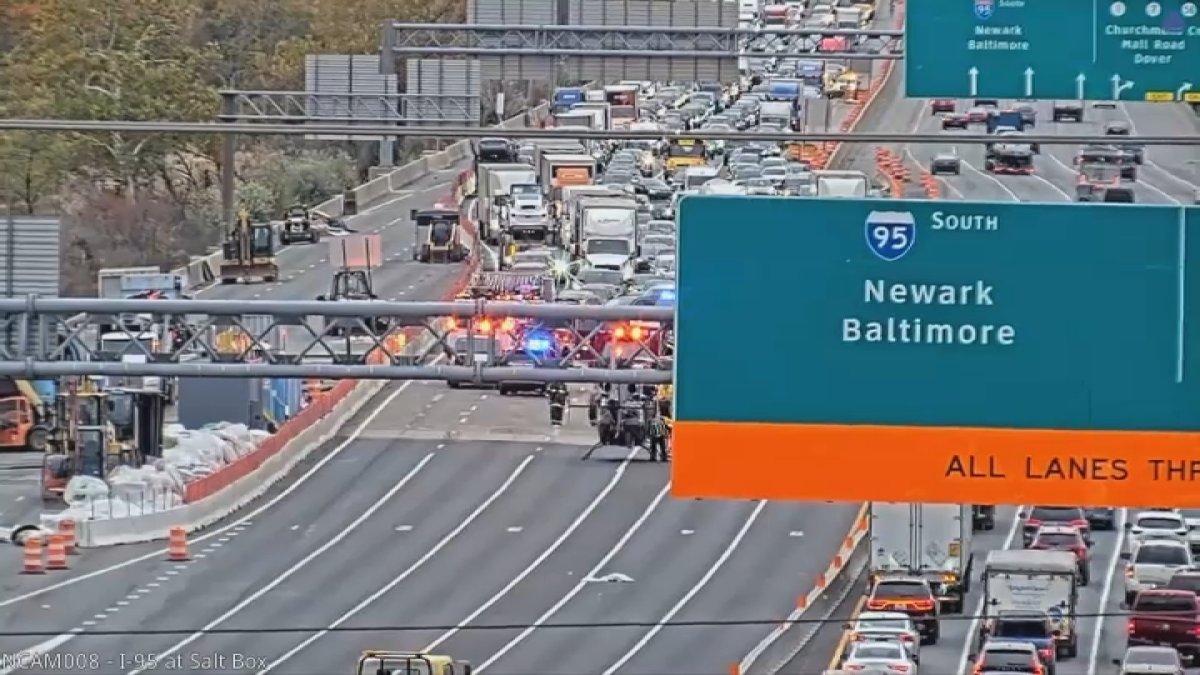 Woman badly hurt after car rolls over on I-95 in Delaware – NBC10 ...