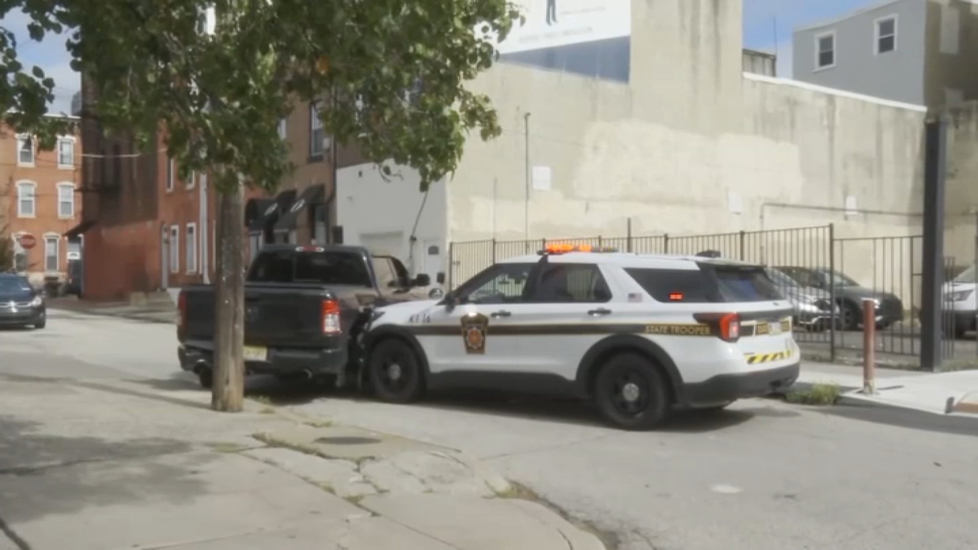 Chase ends with Pa. trooper’s car smashing into pickup truck – NBC10 ...