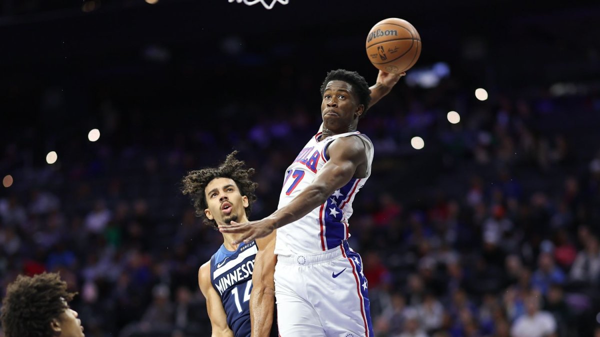 Some crazy record-breaking stats from VJ Edgecombe’s NBA debut – NBC10 ...
