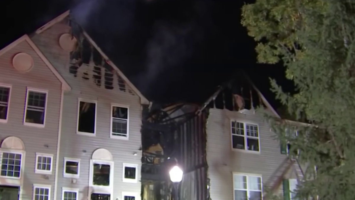 Crews work tow extinguish fire at Montco townhouses – NBC10 Philadelphia
