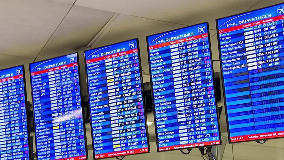 Philly airport feeling impact of flight delays and cancellations ...