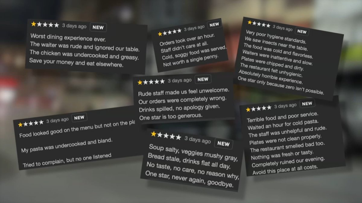 Philadelphia restaurants hit with flood of 1-star fake reviews – NBC10 ...