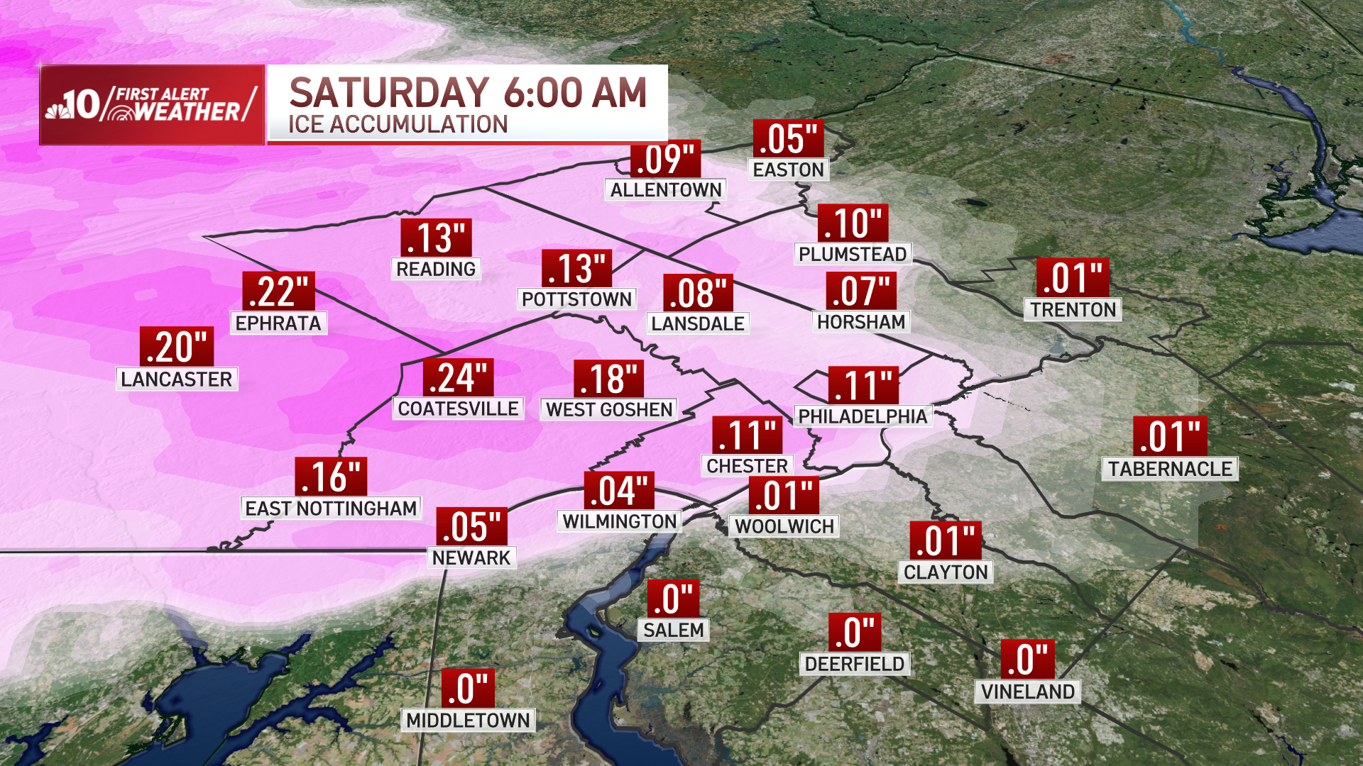 Wintry mix of snow, ice, rain to hit Philly area after Christmas ...