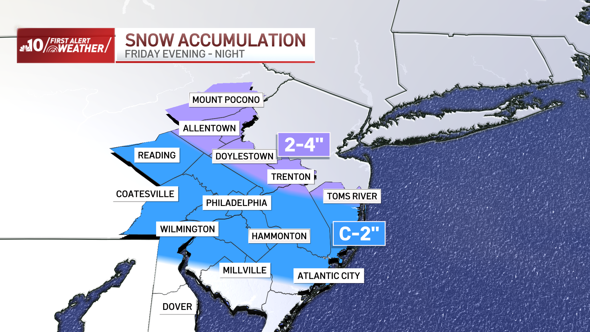 Wintry mix of snow, ice, rain to hit Philly area after Christmas ...