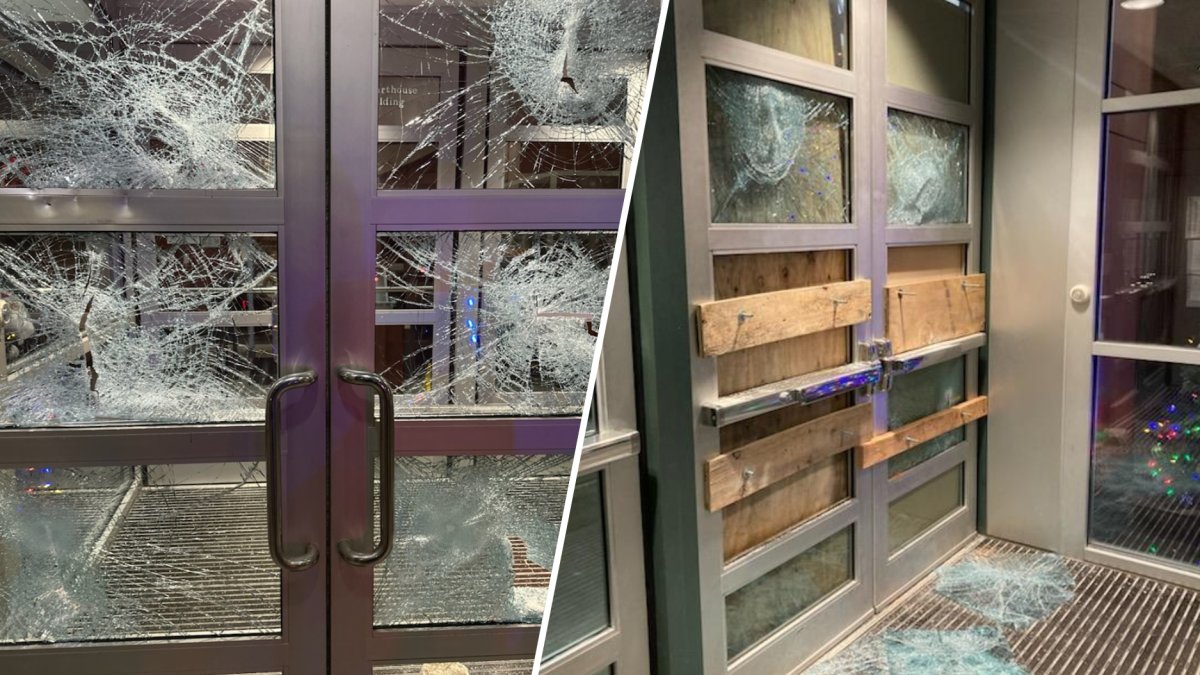 Windows smashed at federal courthouse in Allentown on Monday – NBC10 ...