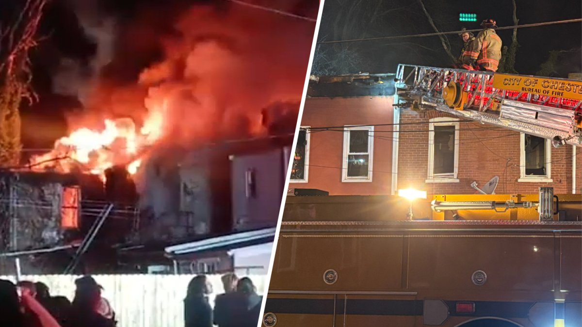 Multiple people displaced after fire spreads to 4 homes in Chester ...