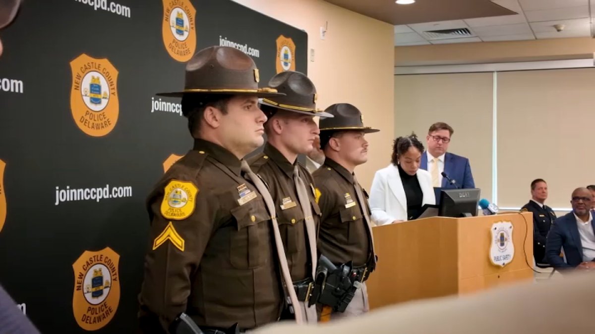 3 Delaware officers honored for stopping alleged attack at school ...