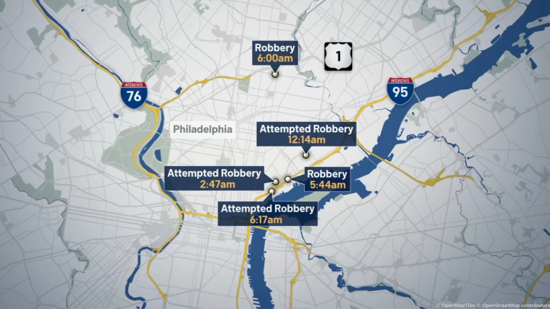 Suspects armed with rifle target Philly residents in 5 robberies ...