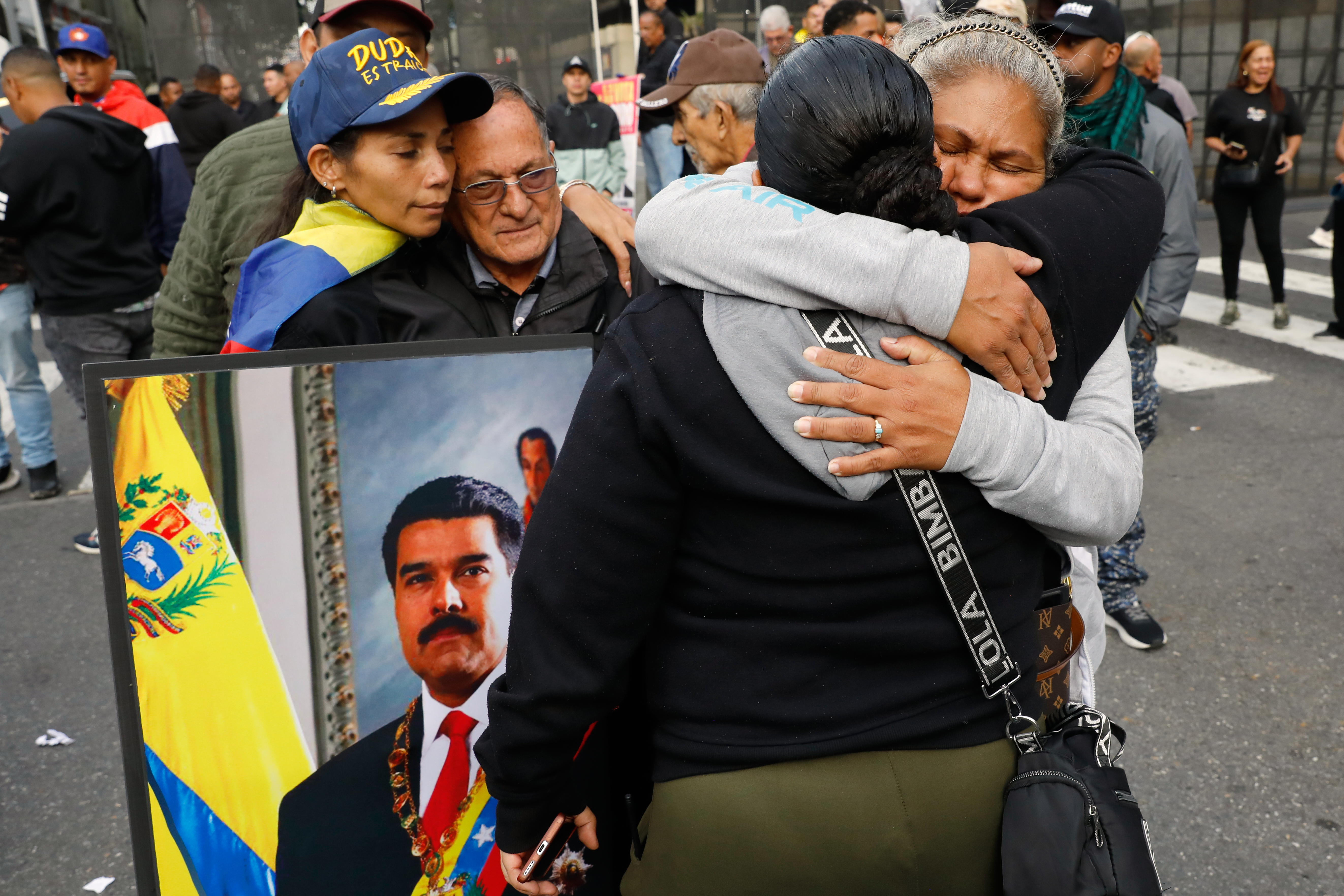 Photos show people reacting to a U.S. attack on Venezuela – NBC10 ...