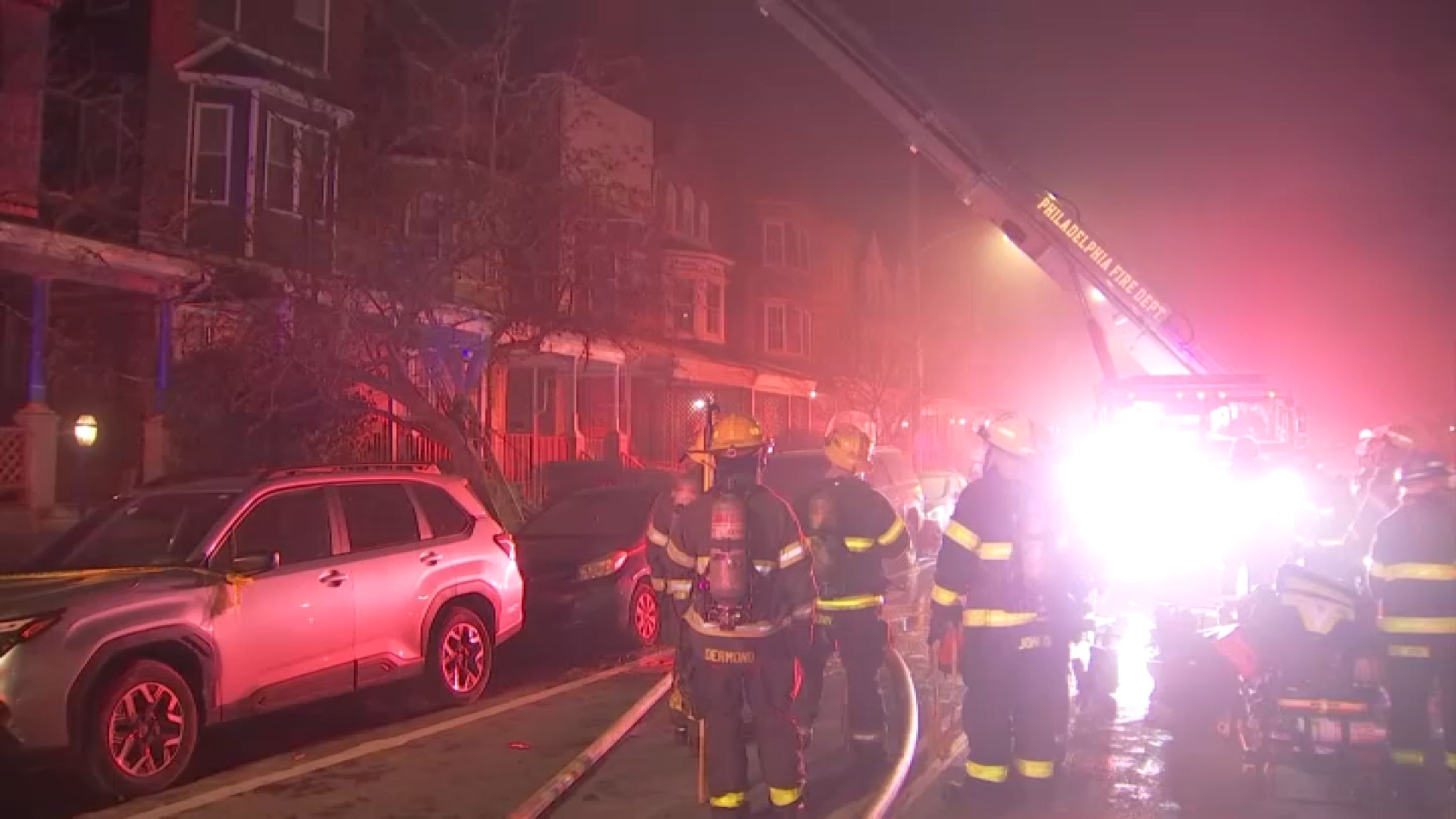 Philadelphia firefighters battle overnight fires in freezing cold ...