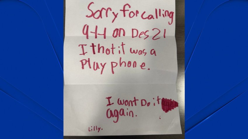 Girl sends North Haven police adorable apology letter for accidental ...