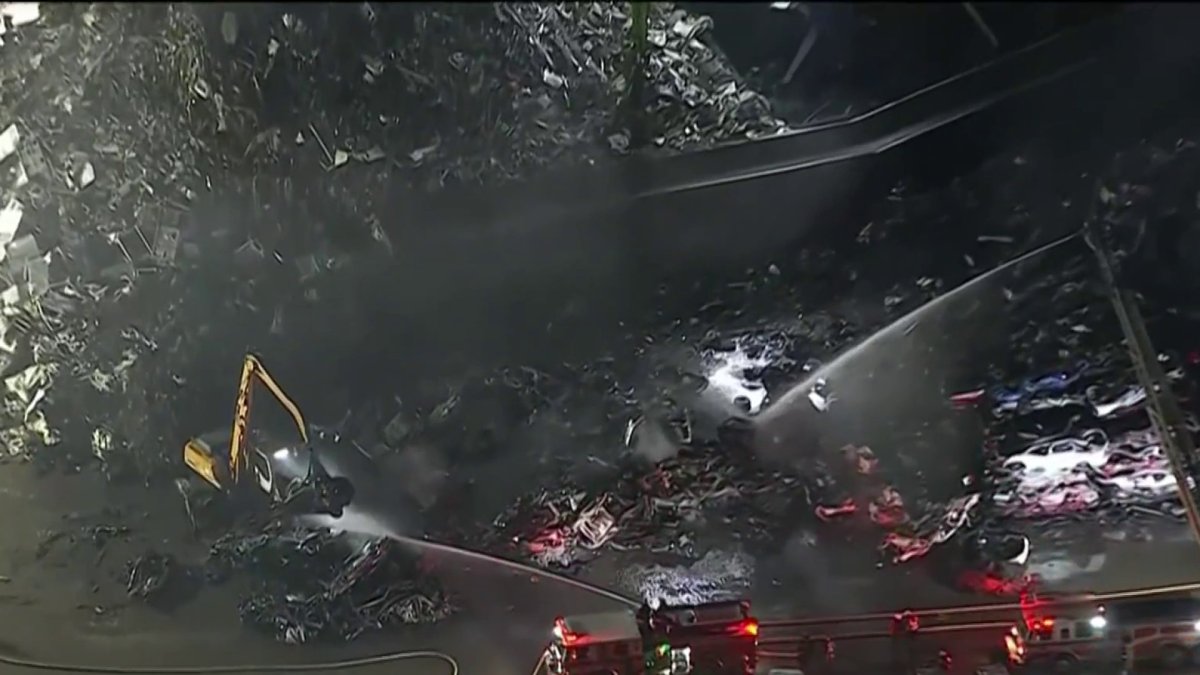 EMR recycling center caught on fire again in Camden – NBC10 Philadelphia