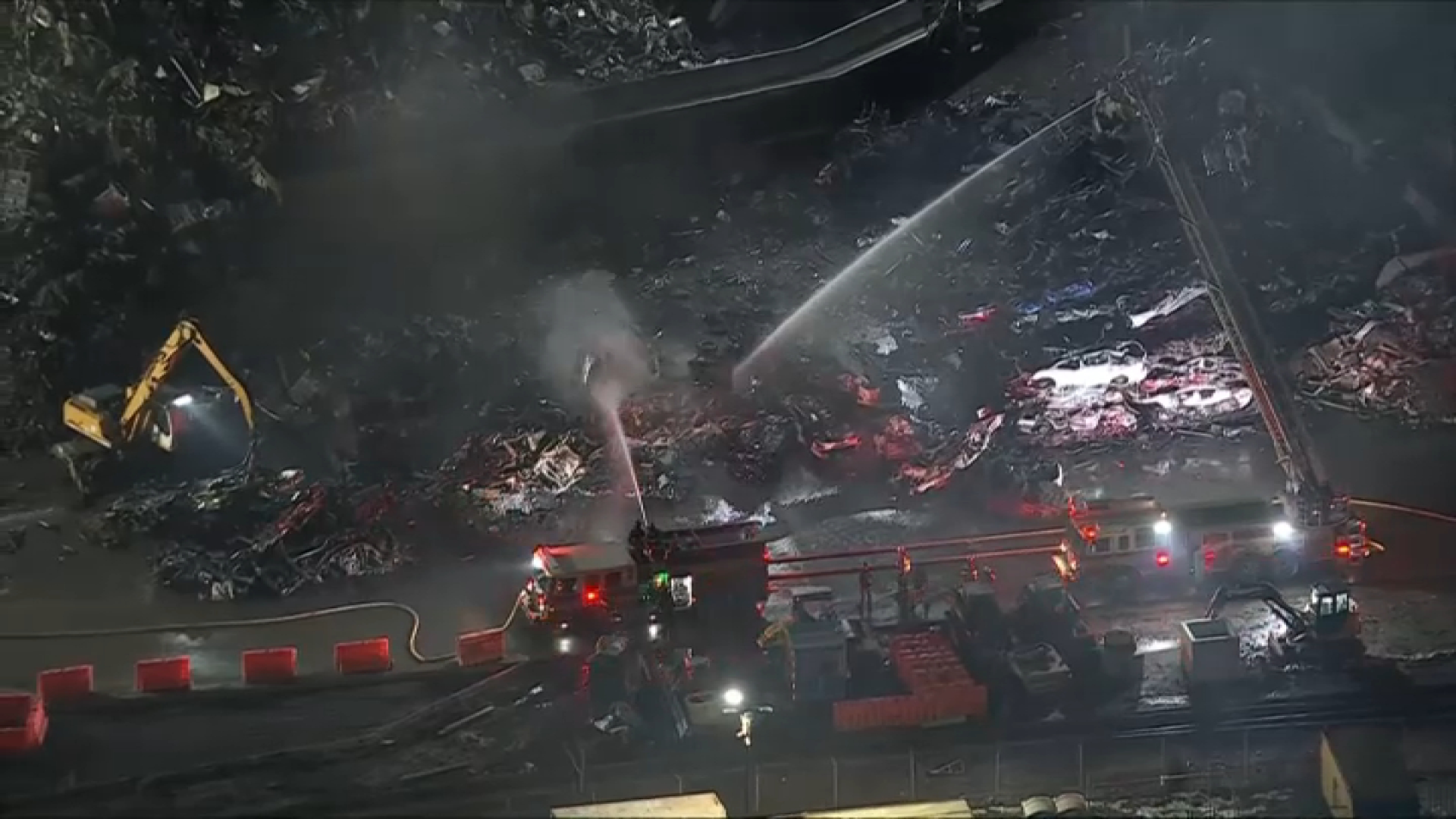 Firefighters battle another fire at EMR junkyard in Camden, NJ – NBC10 ...