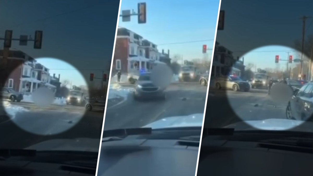 Naked man standing in Norristown intersection hit by police car – NBC10 ...