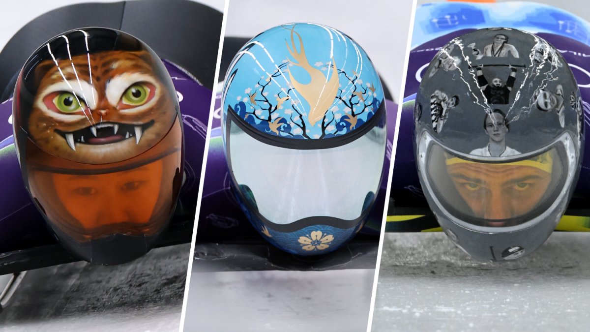 See the top skeleton helmet designs at 2026 Winter Olympics – NBC10 ...