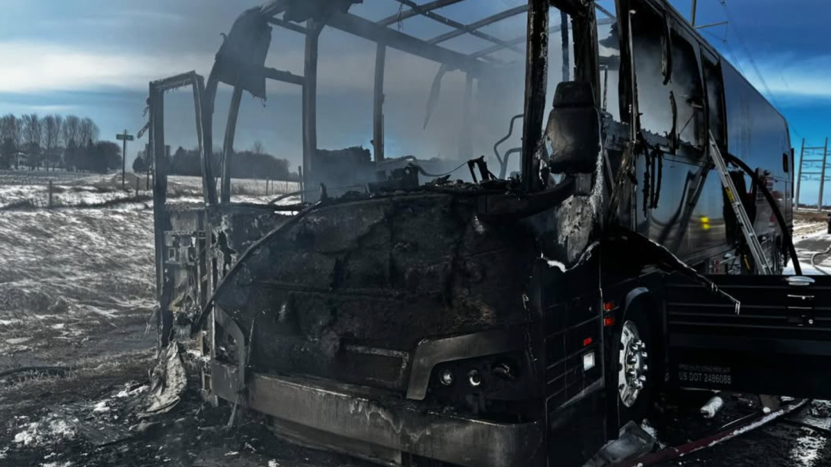 Comedian Bert Kreischer’s tour bus catches fire on Minnesota interstate ...