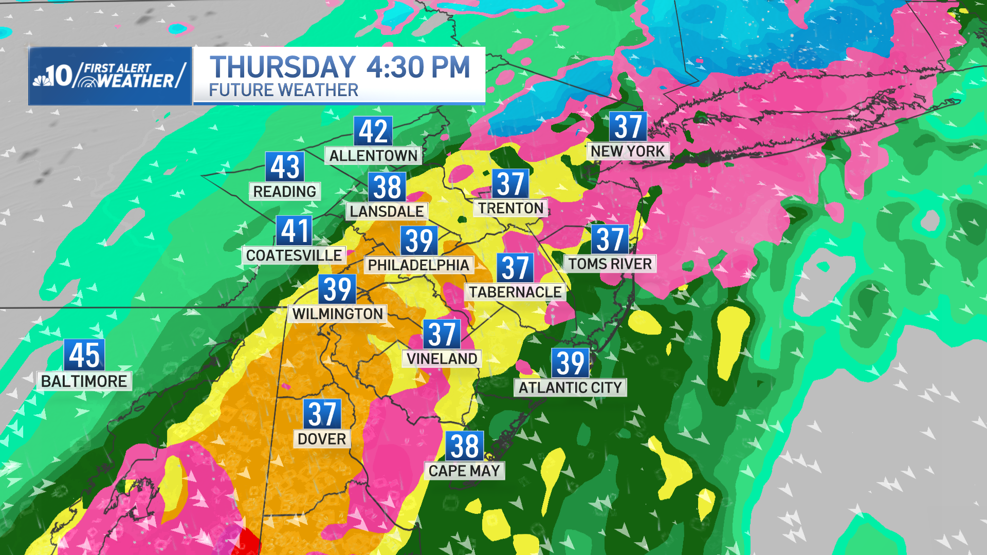 Weather Whiplash for Philadelphia region this Thursday – NBC10 Philadelphia