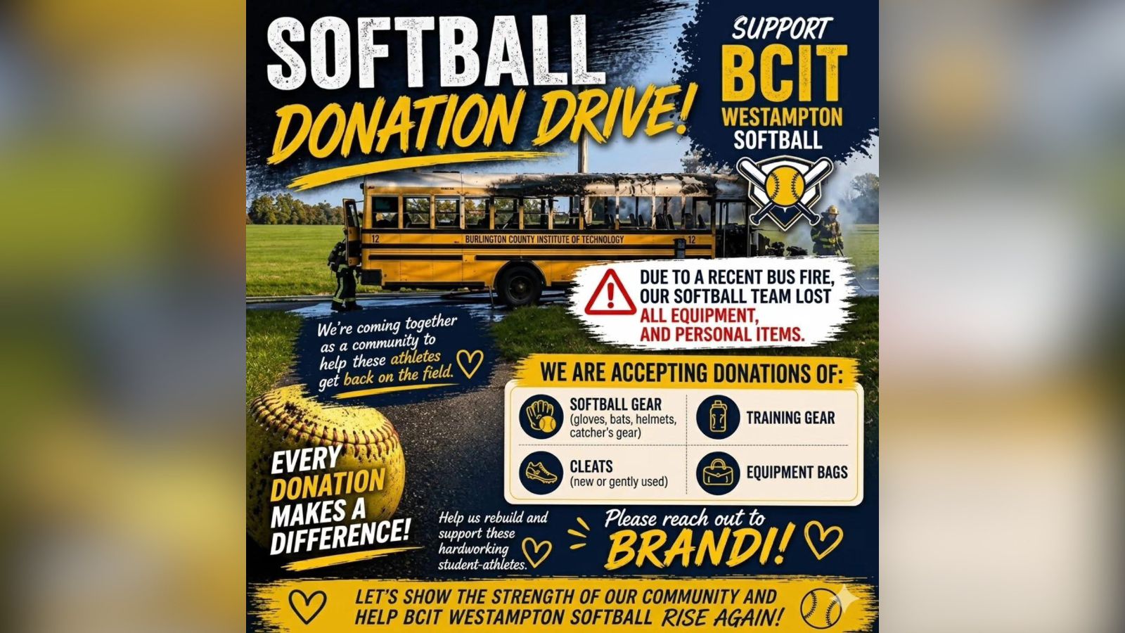 Bus fire destroys girls softball gear in South Jersey – NBC10 Philadelphia