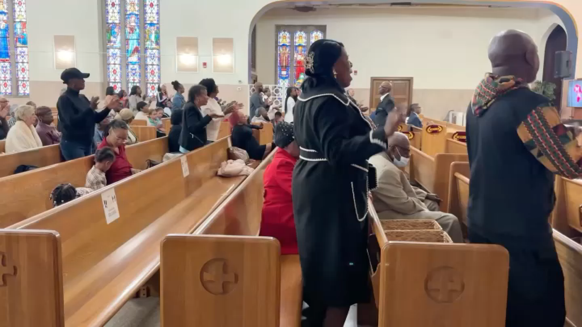 Historic church congregation finds a temporary home after fire – NBC10 ...