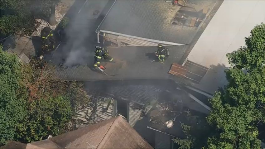 Fire crews respond as flames tear through Merchantville, NJ, home ...