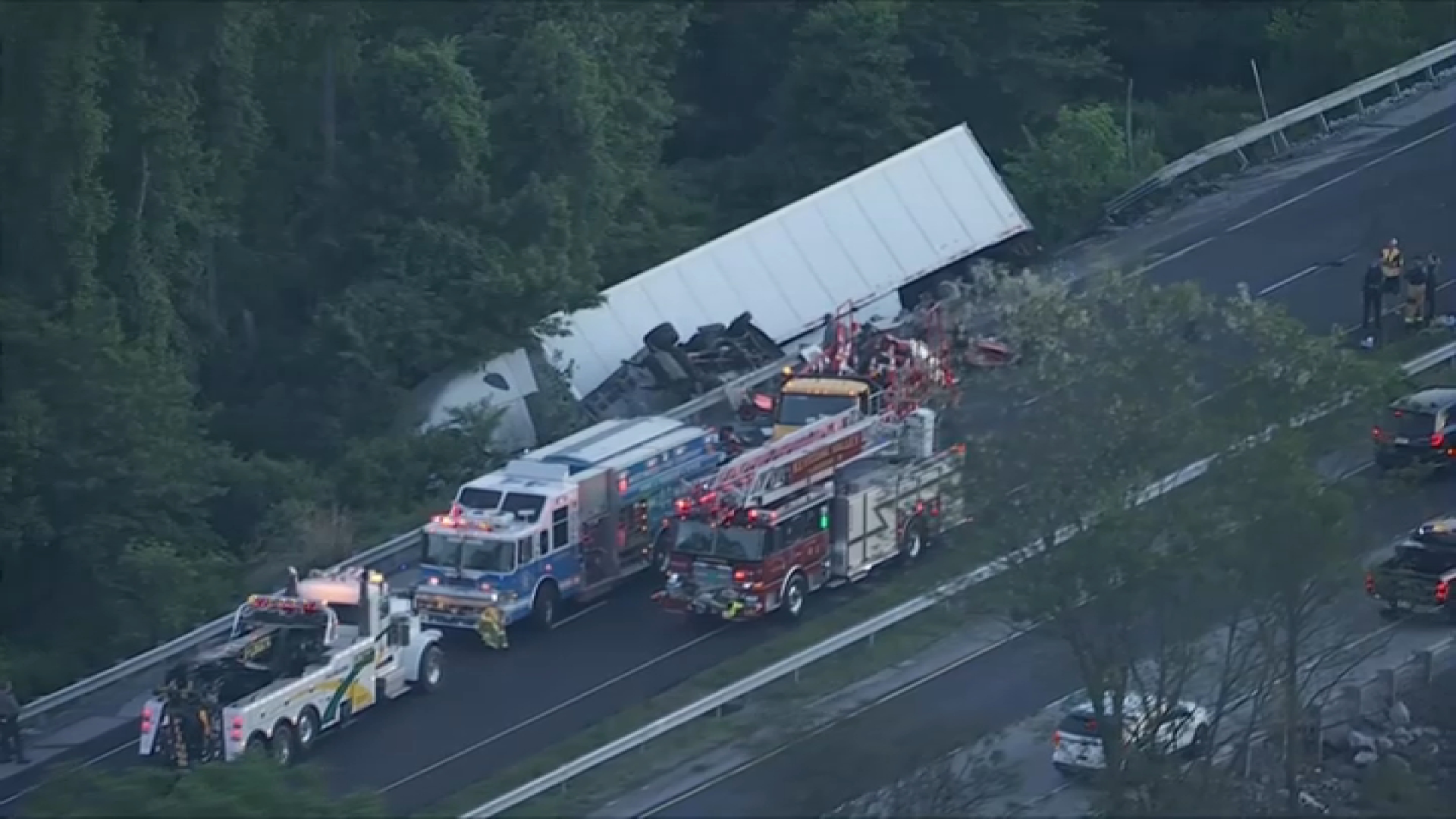Truck causes multi-car crash on Route 30, killing 2 workers – NBC10 ...