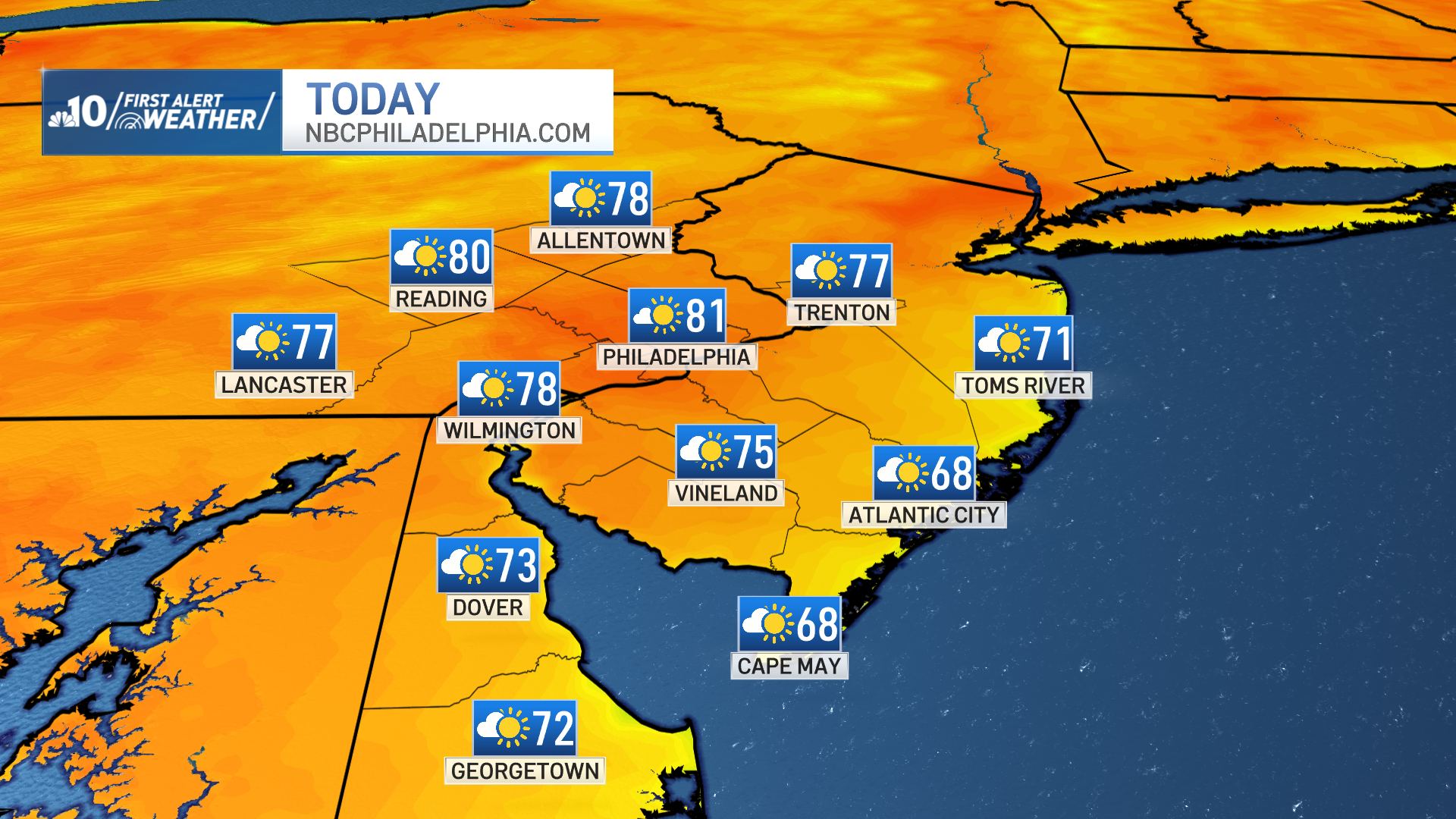 Relief from the heat today, but another heat wave is on your 10-Day ...