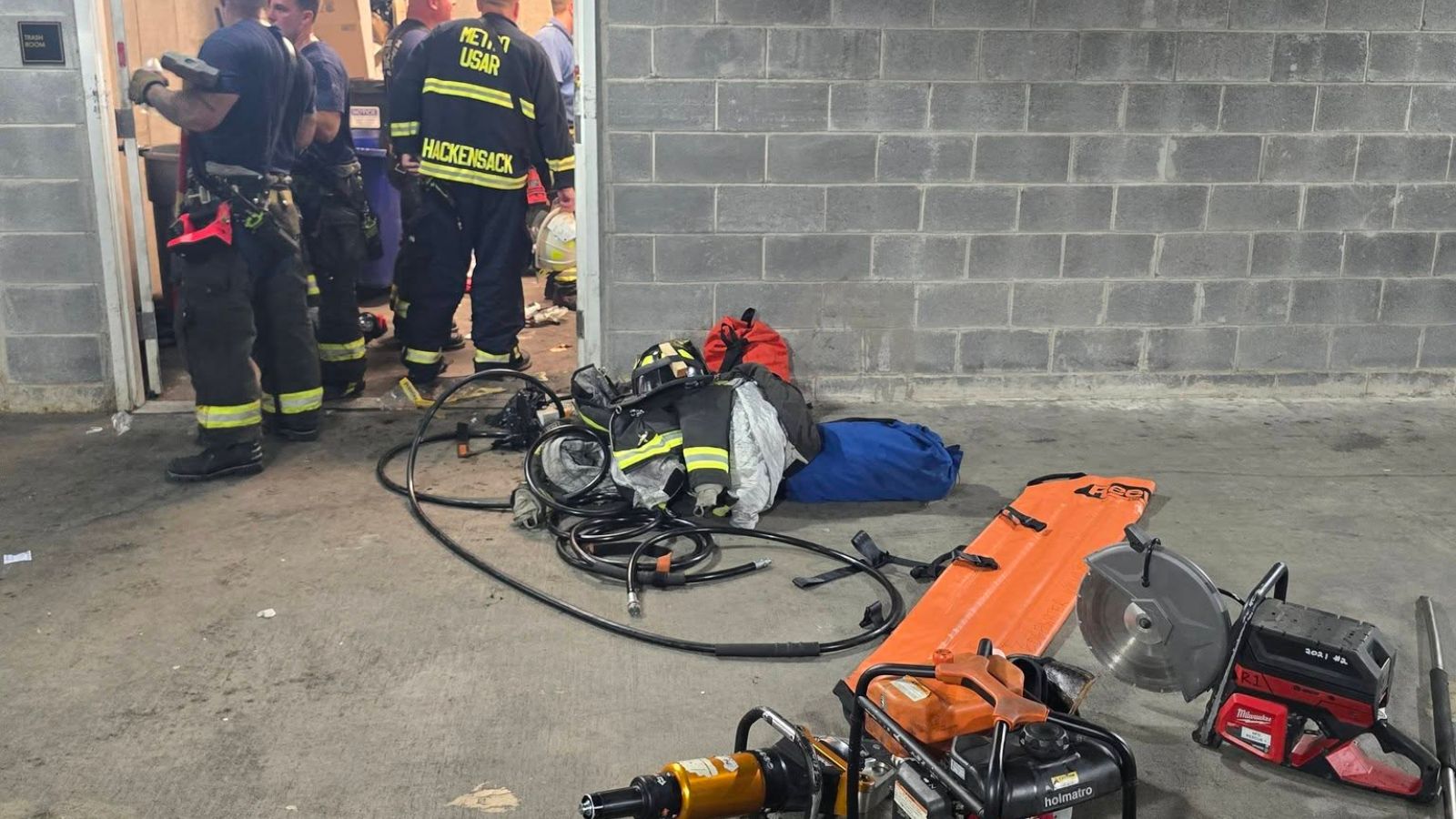 Woman rescued after falling down trash chute in Hackensack – NBC10 ...